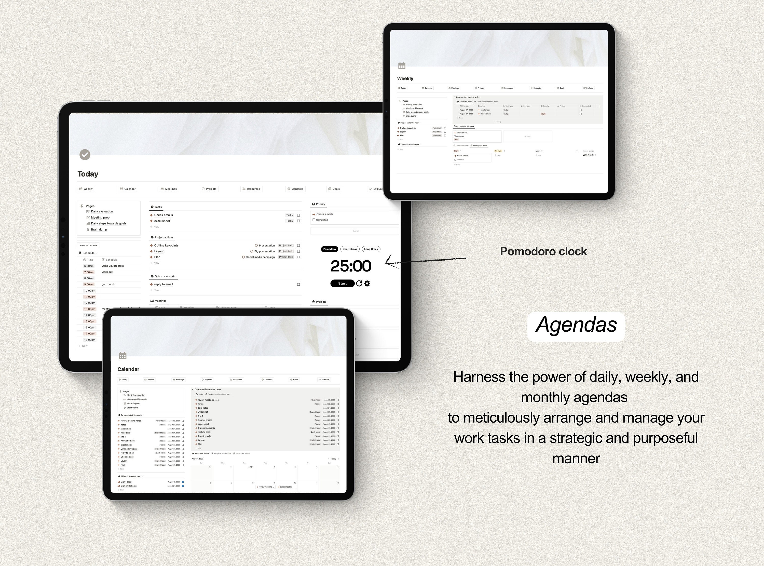 Notion Template Work Dashboard Business Notion Planner 2023 - Etsy ...