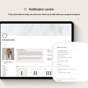 Notion Template Client Portal, Notion Client Dashboard, Project Management, Notion Business - Etsy