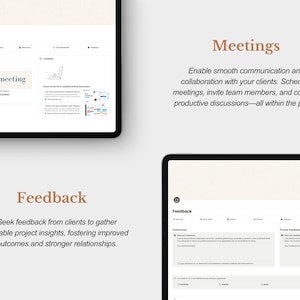 Notion Template Client Portal, Notion Client Dashboard, Project ...