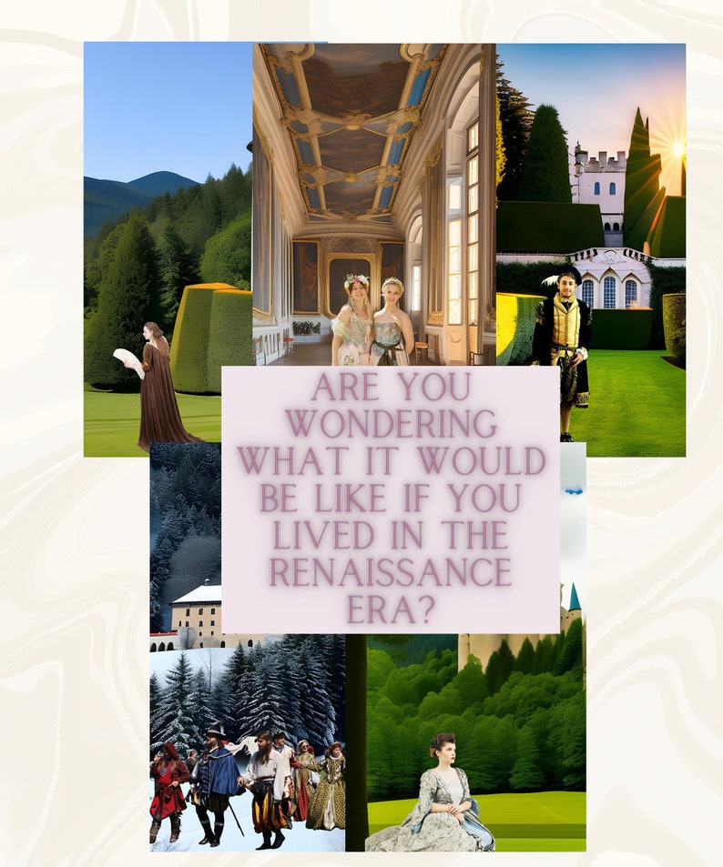 Renaissance Era Backdrops - Instant Download for Memorable Photos ...