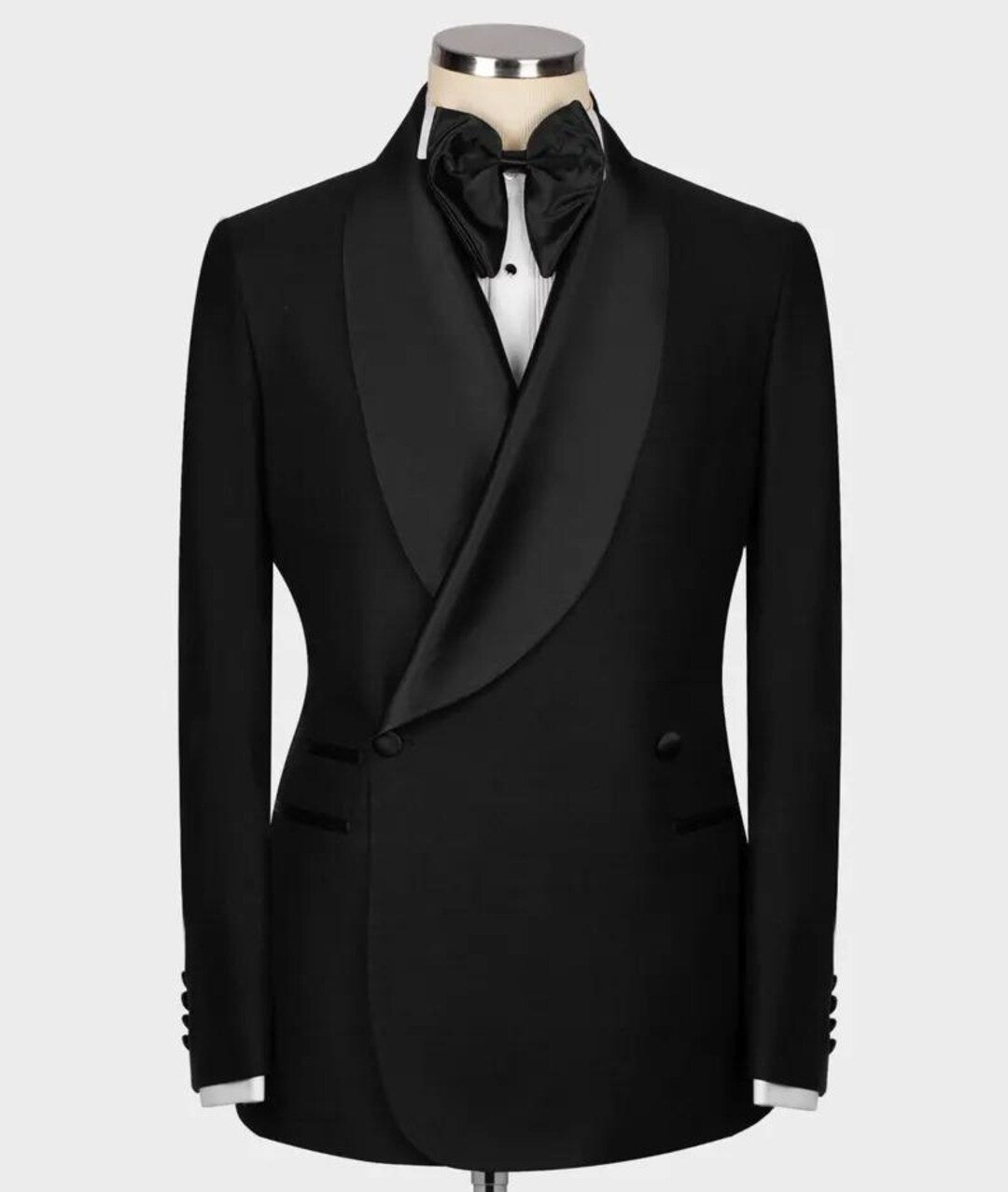 Men's 2 Piece Suit Slim Fit Suit Wedding Outfit Formal Suit Dinner Suit ...