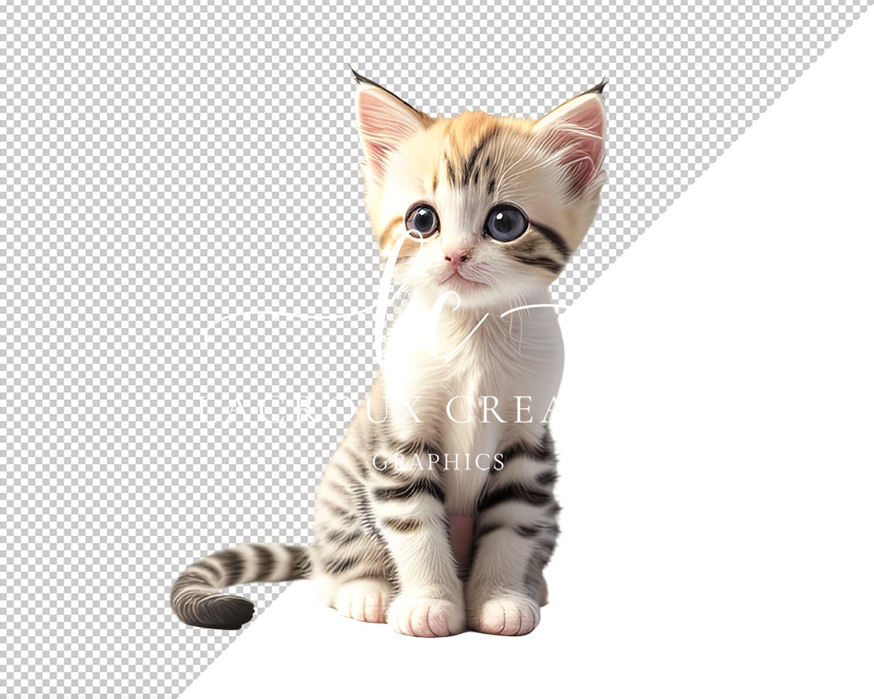 Calico Cat Clip Art, Cute Cartoon Cat Transparent Png's, Graphic Cats ...