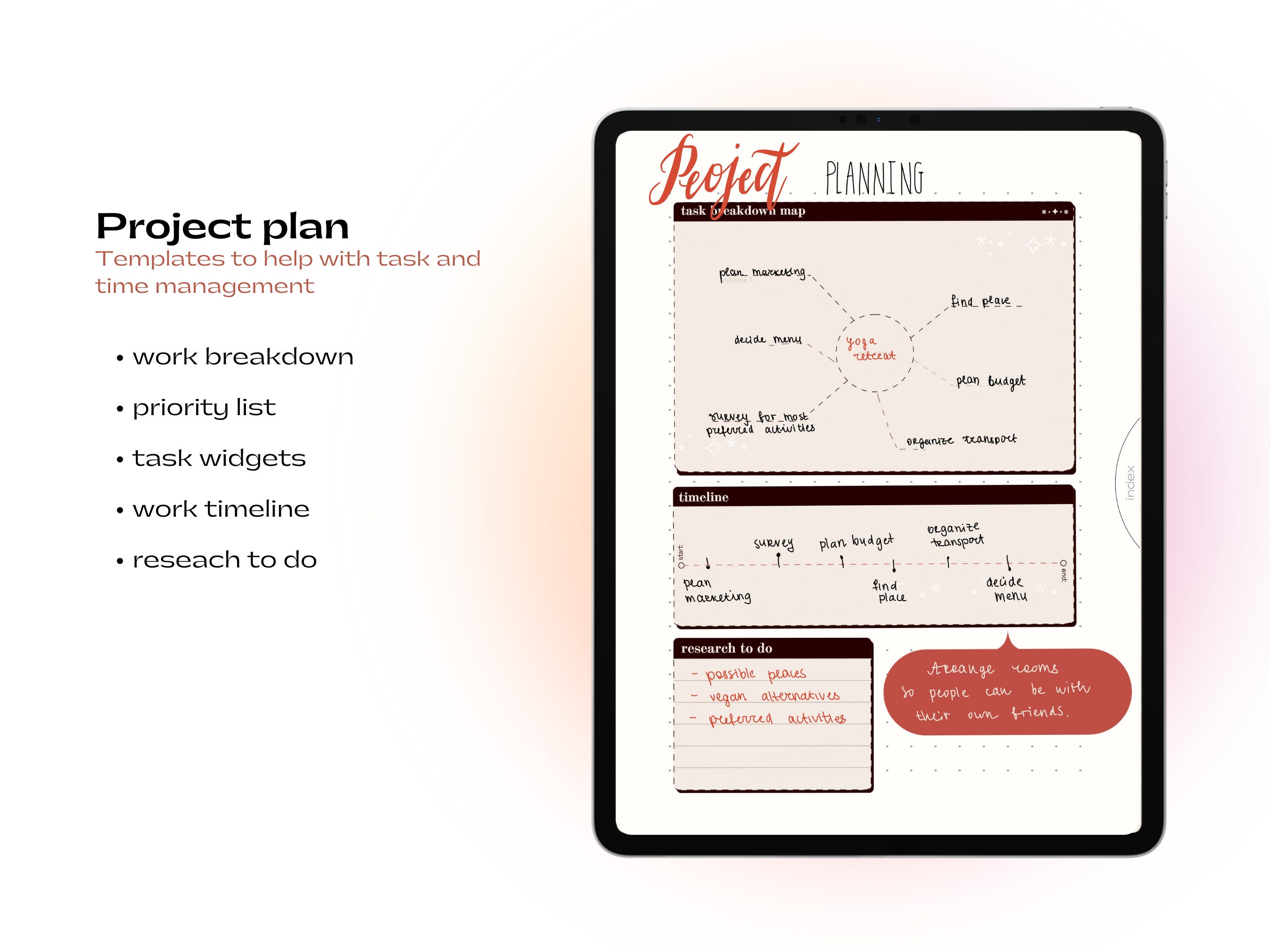 Goodnotes Planner Widgets, Customizable Digital Planning Tools, Perfect ...