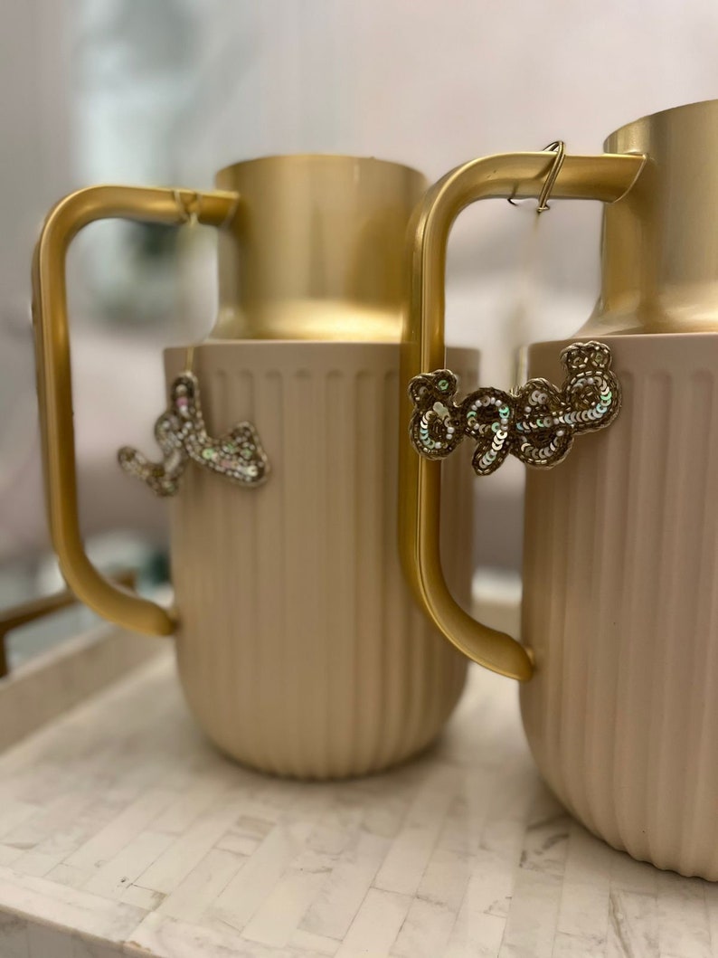 Tea, Coffee and Milk Tags in Arabic, Arabic Tea Pendant, Islamic Home ...