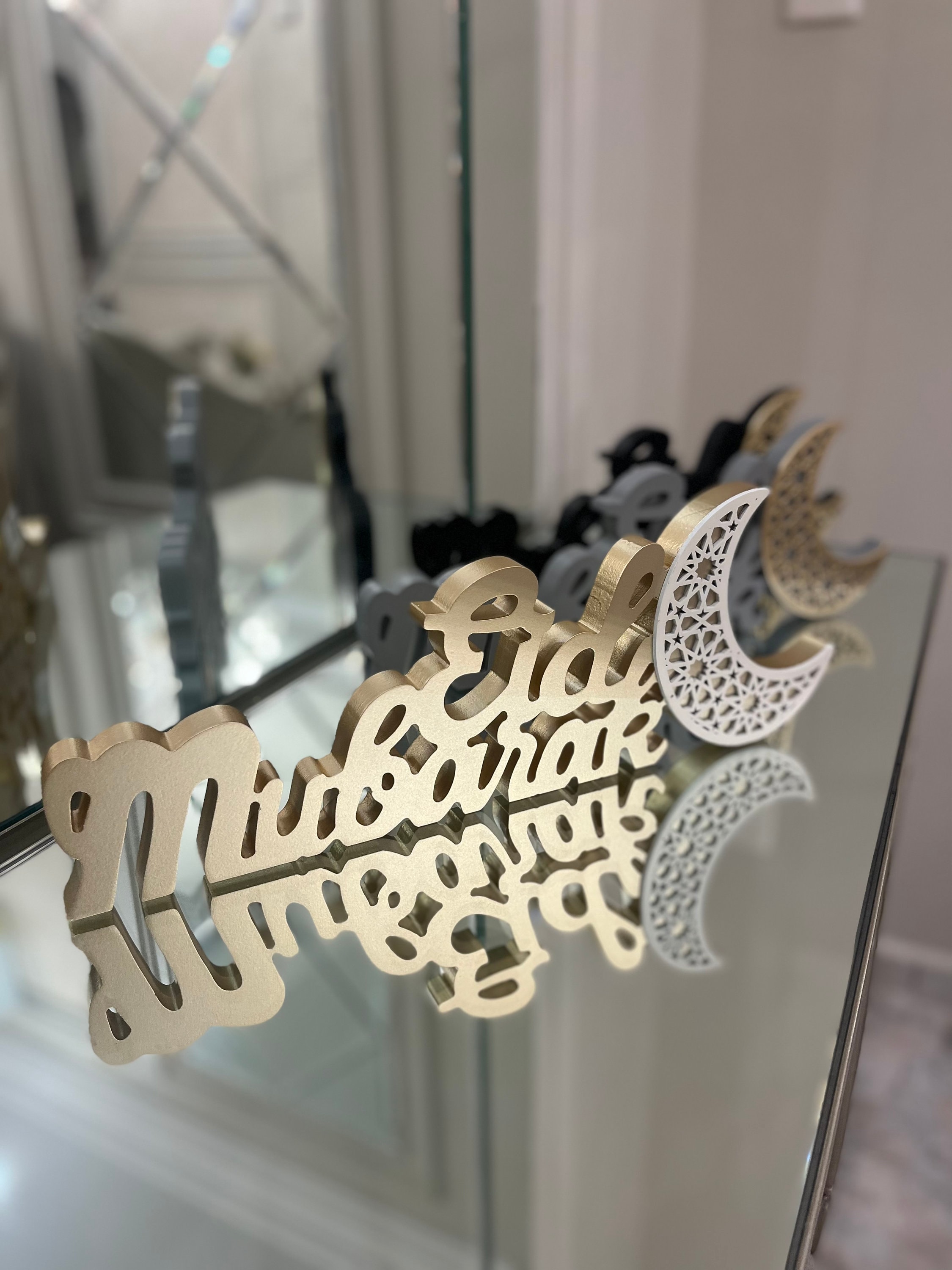 Eid Mubarak Decore, Ramadan Decor, Moon Stand, Ramadan Sign, Eid Decor ...