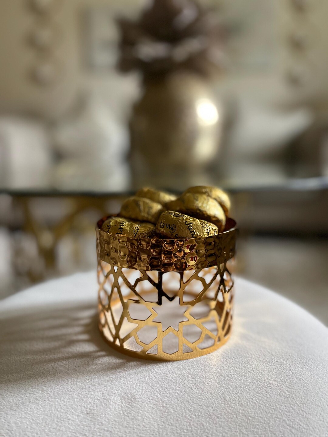 Metal Arabic Plate, Moon Islamic Decor, Islamic Home Decor, Ramadan ...