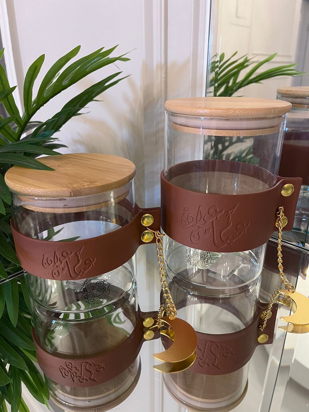 Glass Ramadan and Eid Jar, Islamic Decor, Islamic Home Decor, Ramadan ...