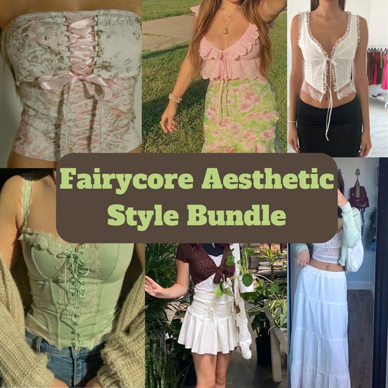 Fairycore Aesthetic Style Bundle, Personalized Thrift Bundle, Personal ...