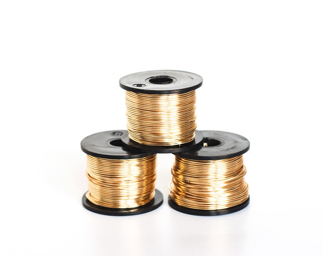 2437 Gold Wire 20 Gauge Gilt Craft Wire Gold Jewelry Wire 0.8 Mm Copper ...