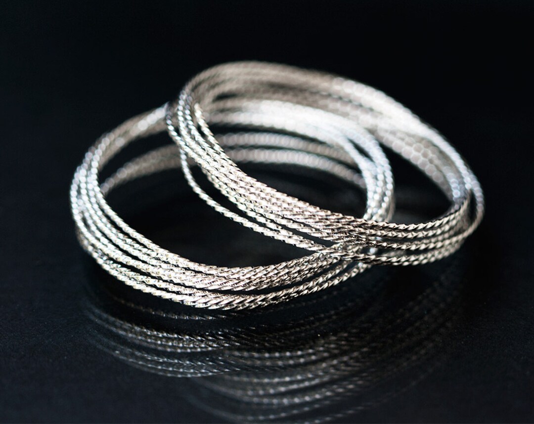 2672 Silver Wire 18 Gauge Twisted Wire 1mm Rhodium Plated Wire for ...
