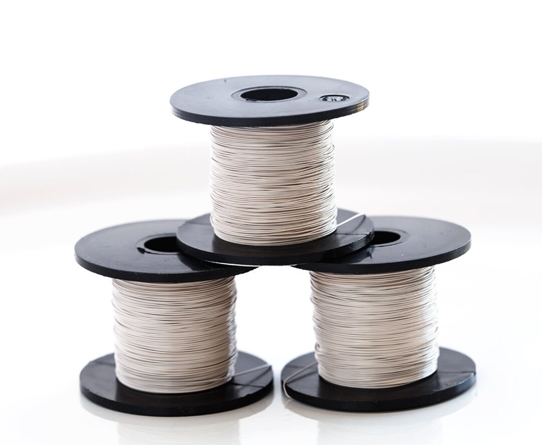 1628 Beige Wire 28 Gauge Thin Jewelry Wire 0.315mm Copper Wire Ivory ...