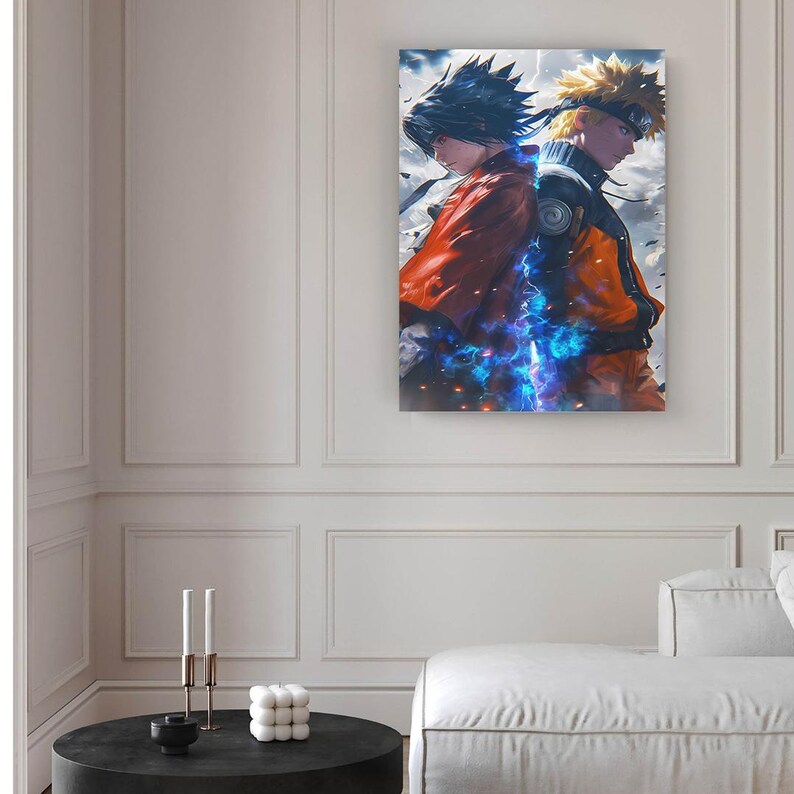 Naruto and Boruto Metal Wall Art, Anime Poster , Anime Poster, Anime ...