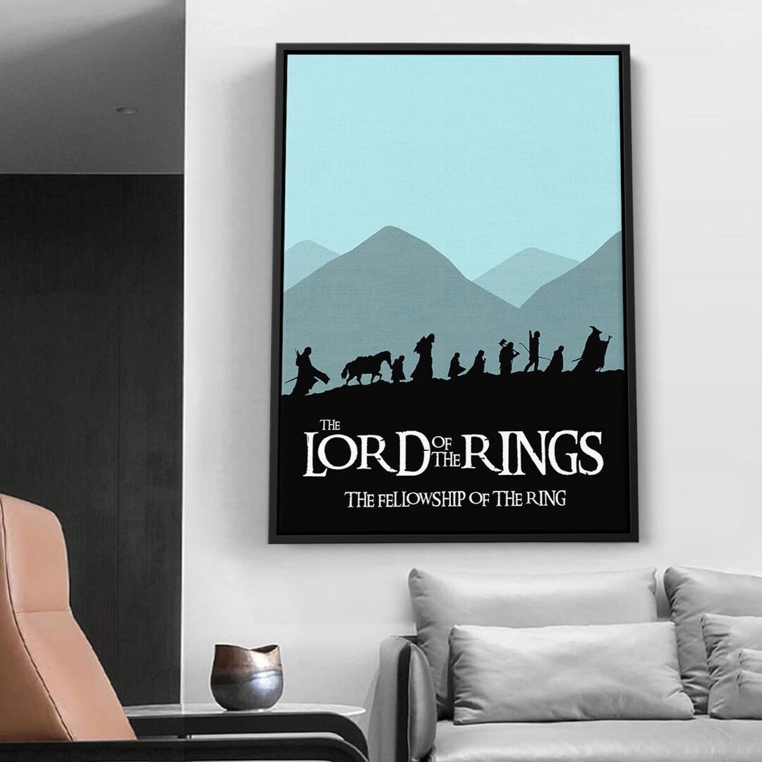 Lord of the Rings Argonath Canvas Print, LOTR Art, LOTR Print, LOTR ...