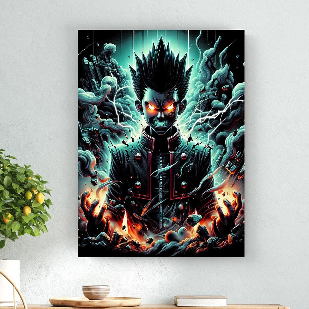 Anime Metal Wall Art, Anime Poster , Anime Poster, Anime Art, Metal ...