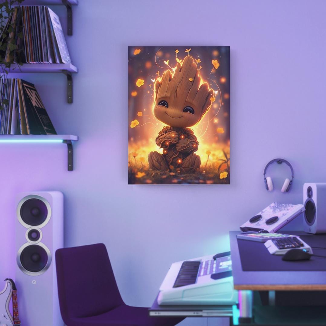 Groot Wall Art, Groot Metal Wall Art, Groot Poster, Metal Sign, Metal ...