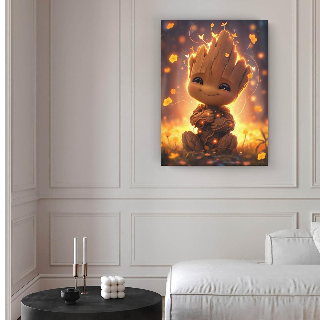 Groot Wall Art, Groot Metal Wall Art, Groot Poster, Metal Sign, Metal ...