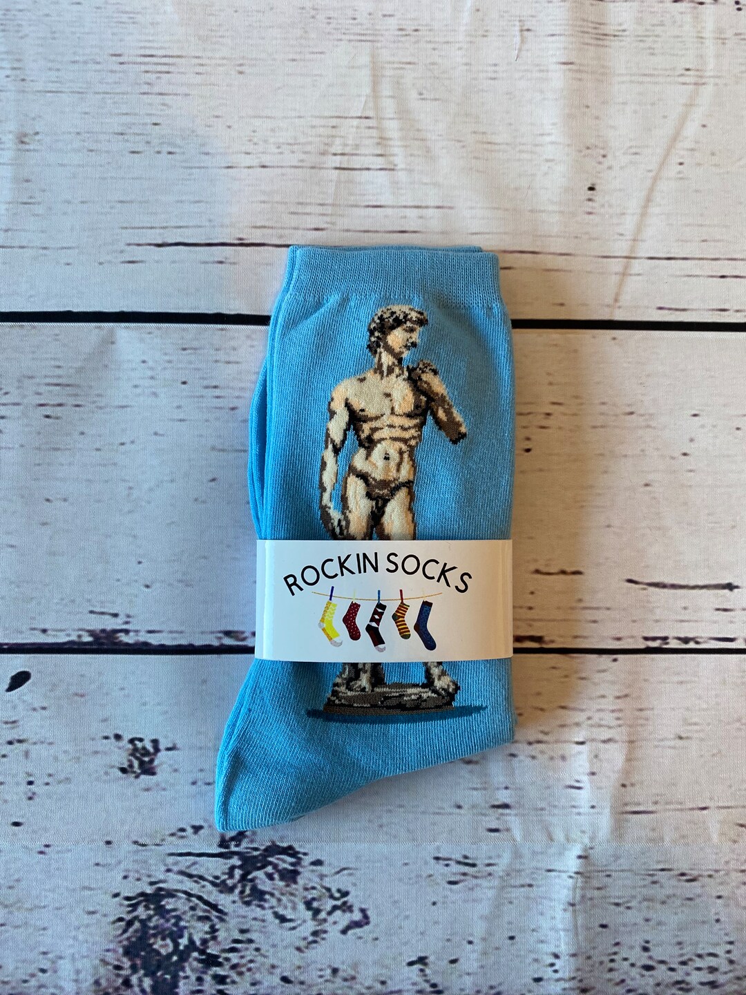 Statue of David Socks - Etsy