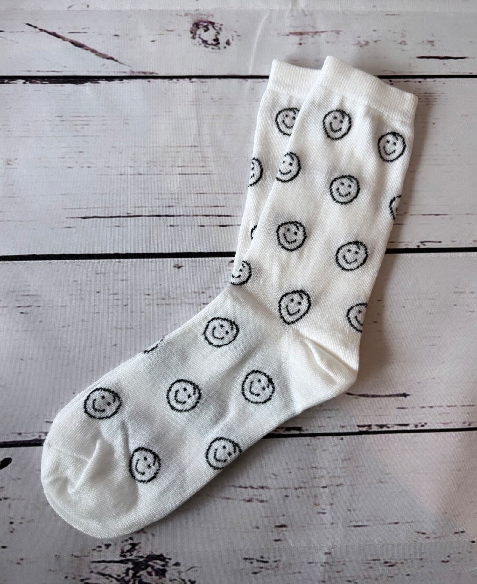 Smiley Face Socks, Happy Socks, Happy Face Socks, Fun Socks, Smile ...