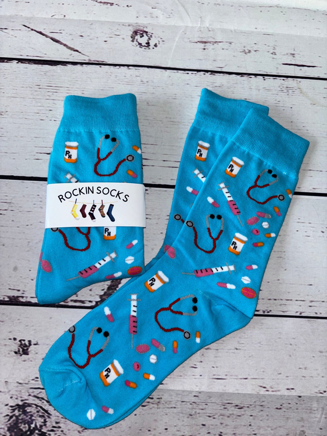 Doctor, Nurse, Medical Socks, Student Nurse, Fun Socks, Novelty Socks ...