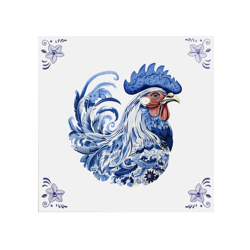 Rooster Tiles - Etsy