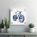 Delft Blue Ceramic Tile: Fatbike - Handmade Ceramic Art, Unique Gift ...