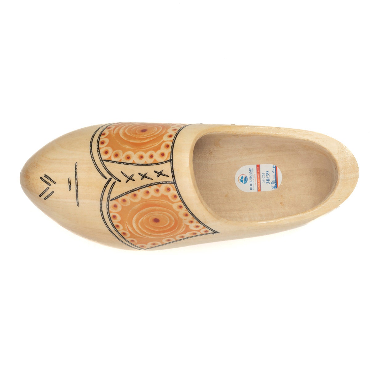 Traditional Clear Varnished Wooden Clogs - Etsy