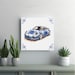 Delft Blue Ceramic Tile: Porsche 911 - Handmade Ceramic Art, Unique ...