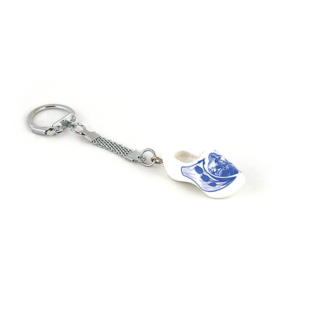 Traditional Clog Key Ring Single Delft Blue - Etsy