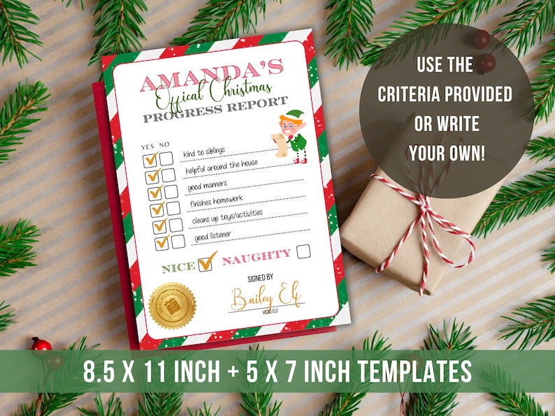 Elf Activity Kit | Christmas Elf Kit | Printable Elf Arrival | Editable ...