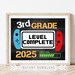 Last Day of 3rd Grade Sign Printable | Straight Outta 3rd Grade | Last ...