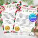 Editable Elf Arrival and Goodbye Letter | Printable (digital Download ...