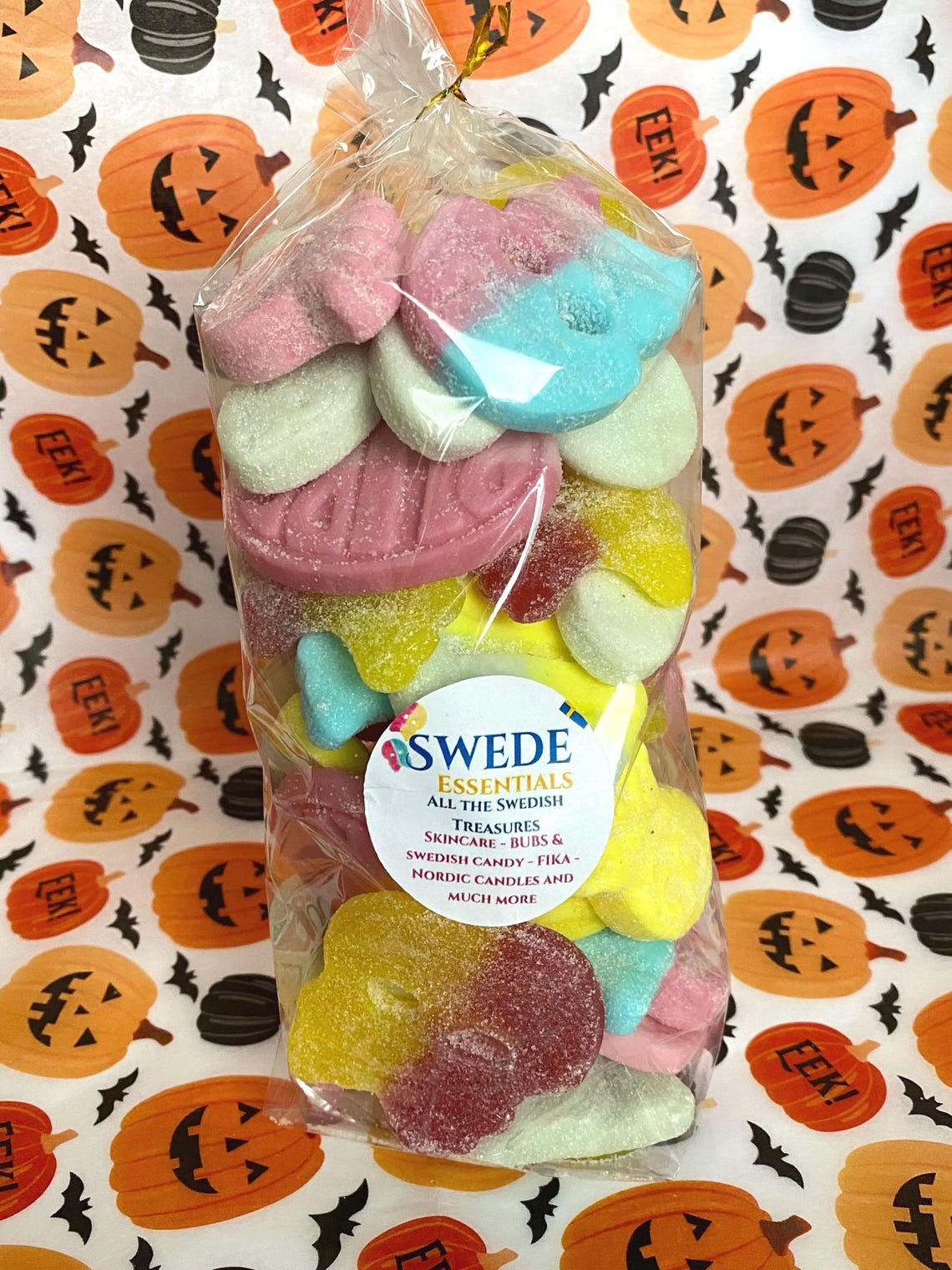 Halloween Candy Mix, Swedish Candy, Only Bubs Candy Mix, 500g of Sour ...
