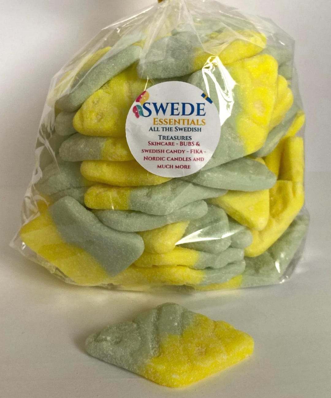 1kg BUBS Sour Tutti Frutti Foam Diamonds, Swedish Vegan Candy, 1kg of ...