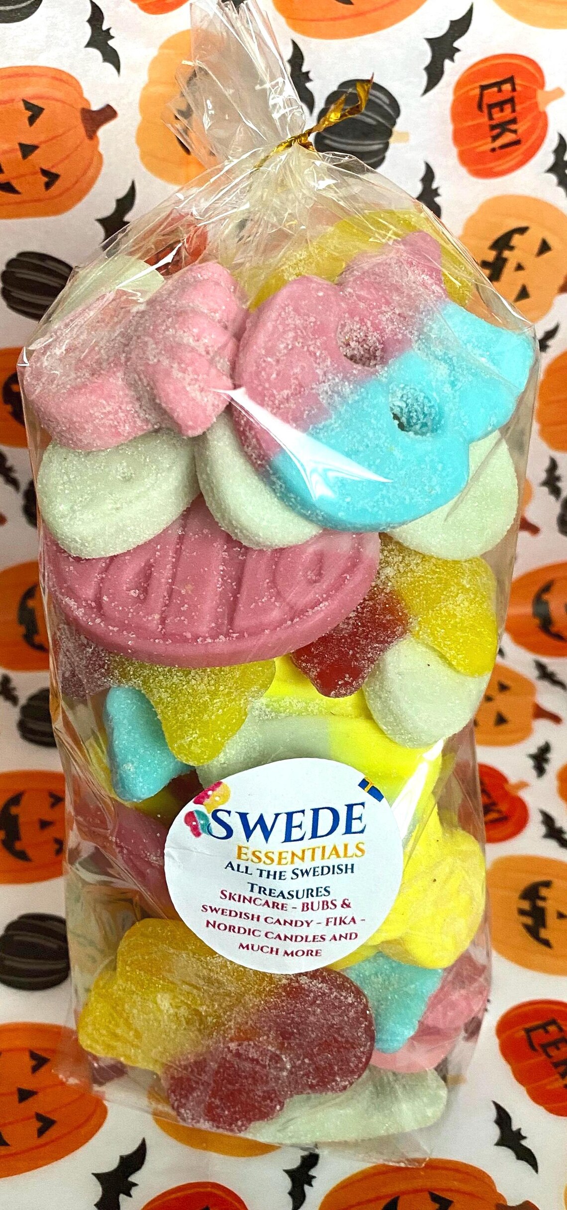 Halloween Candy Mix, Swedish Candy, Only Bubs Candy Mix, 500g of Sour ...