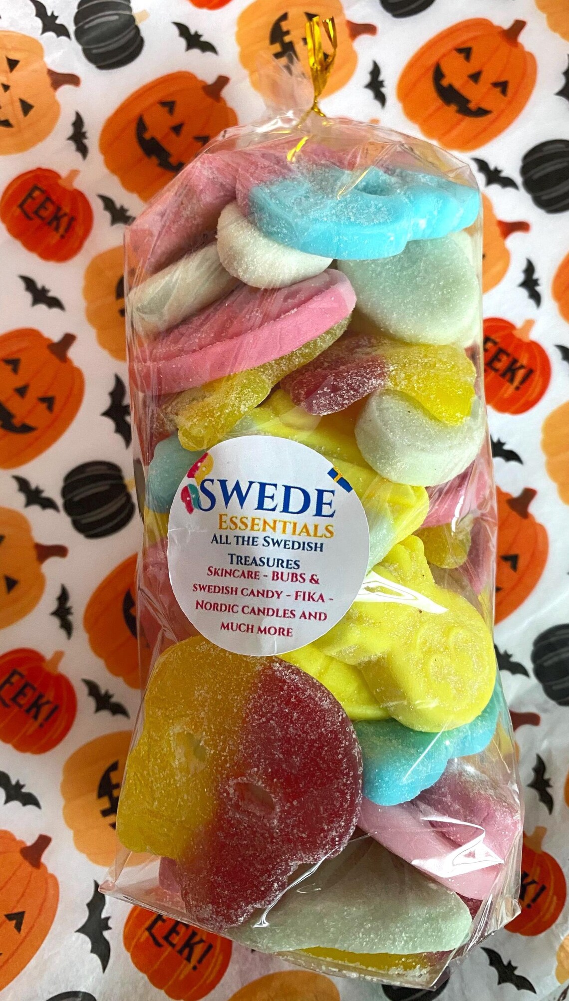Halloween Candy Mix, Swedish Candy, Only Bubs Candy Mix, 500g of Sour ...