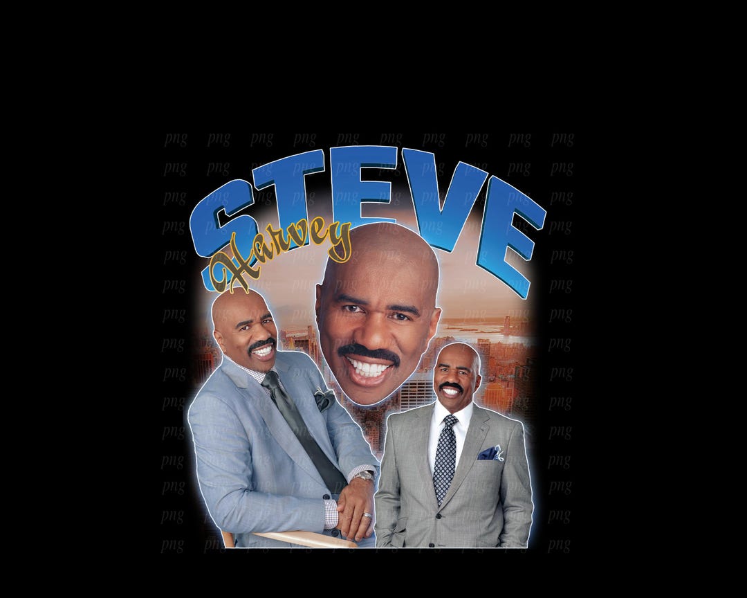 Steve Harvey Vintage Png, 90s Rap Hip Hop Png Instant Download, File ...