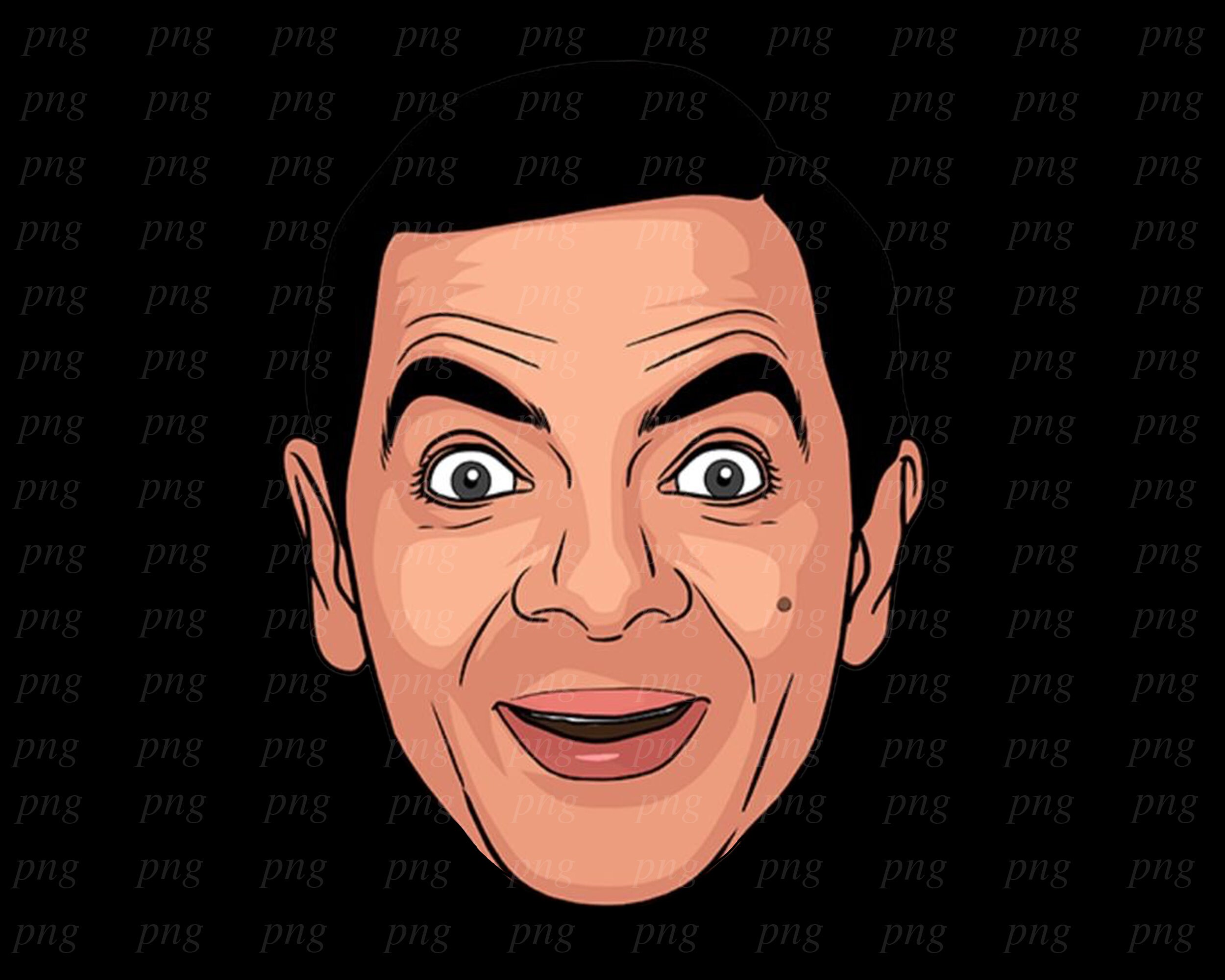 Rowan Atkinson Vintage Png, 90s Rap Hip Hop Png Instant Download, File ...