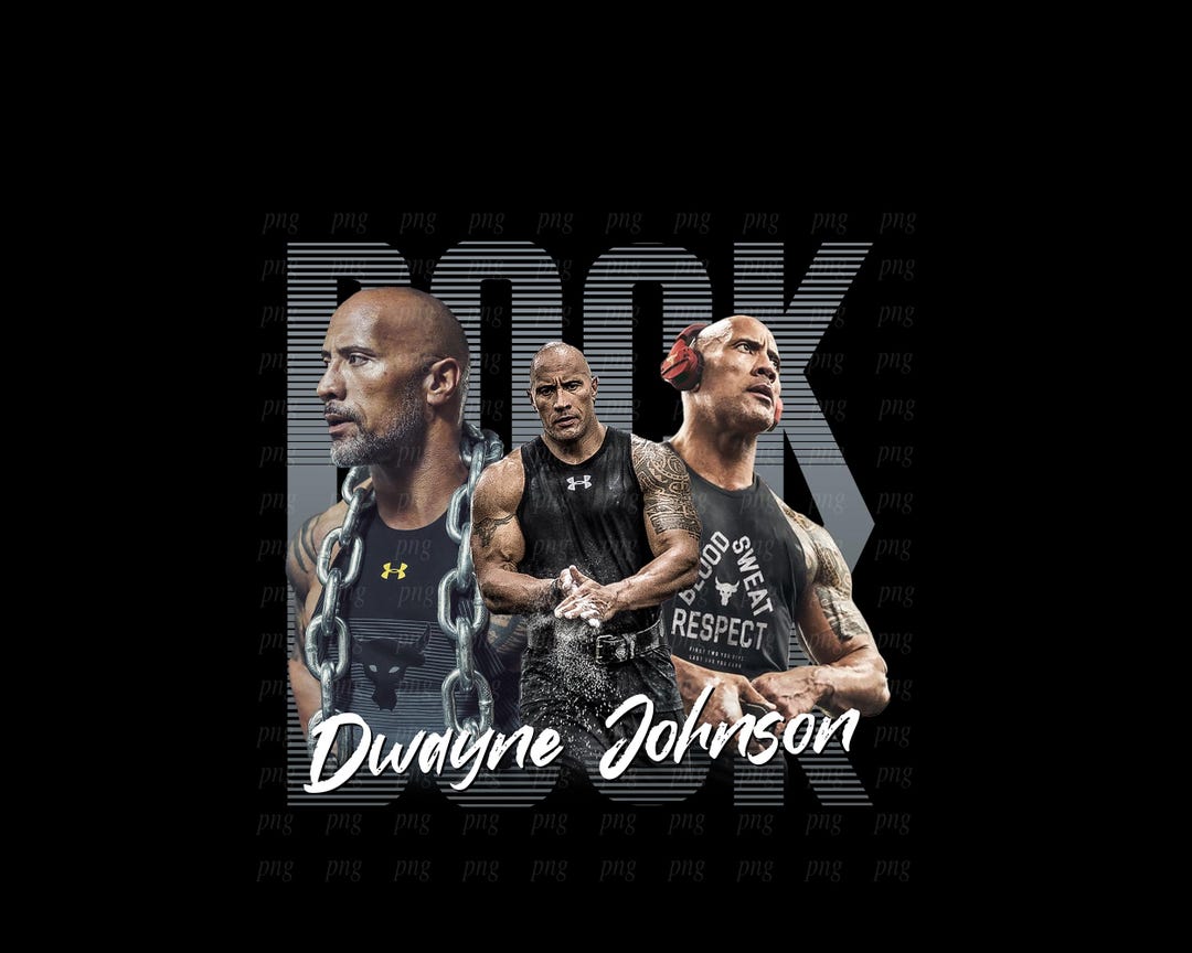 The Rock Dwayne Johnson Vintage Png, 90s Rap Hip Hop Png Instant ...