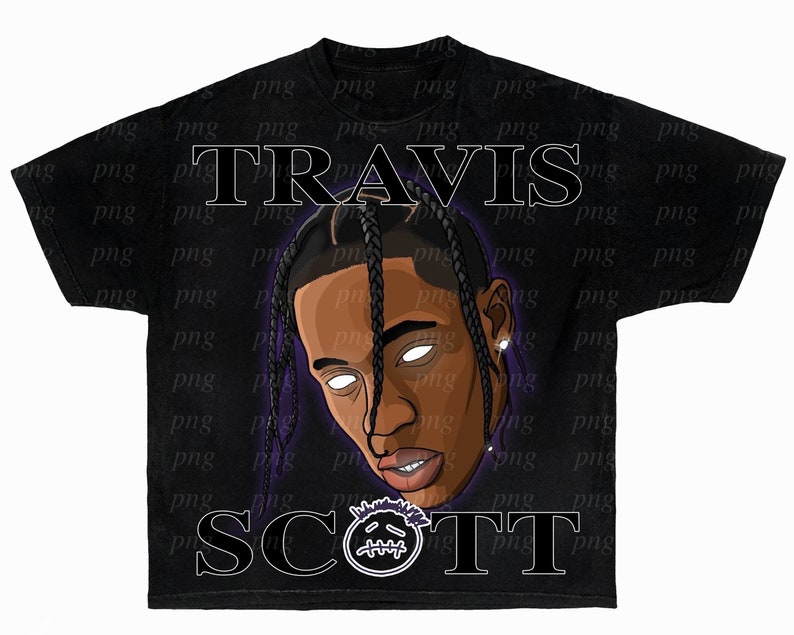 Travis Scott PNG Vintage Png, 90s Rap Hip Hop Png Instant Download ...