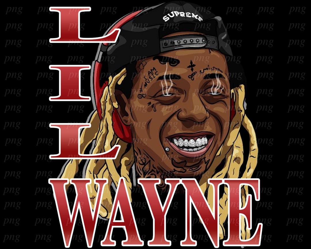 LİL Wayne png Vintage png, 90s Rap Hip Hop Png Instant Download, File ...