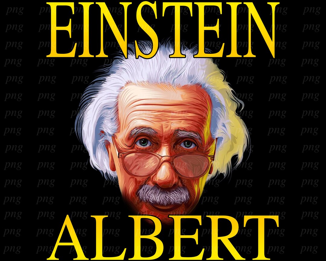 Albert Einstein PNG Vintage Png 90s Rap Hip Hop Png Instant - Etsy