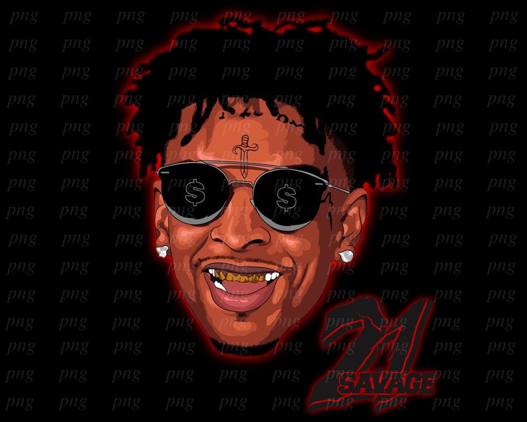 21 Savage Png Vintage Png, 90s Rap Hip Hop Png Instant Download, File ...