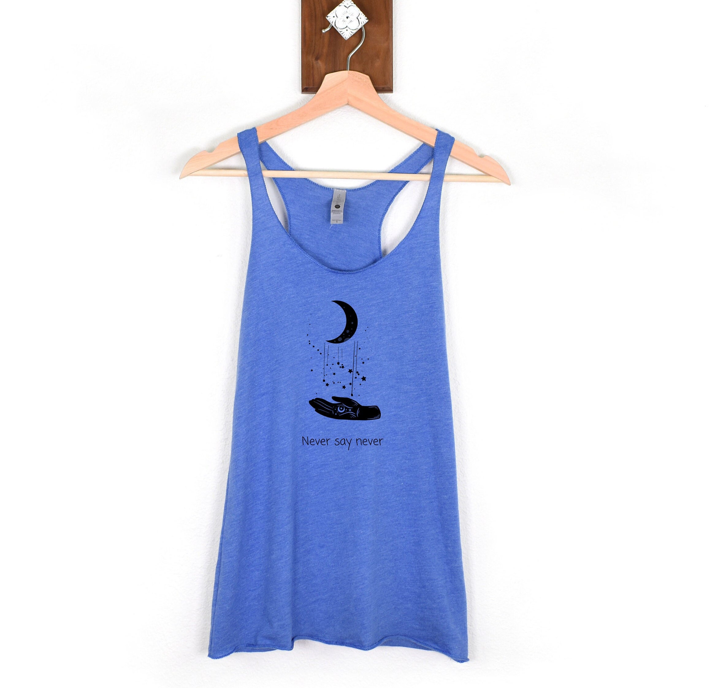 Moon Phases Eclipse Tank Top Boho Bikini Cover up Hippie Summer Tank ...