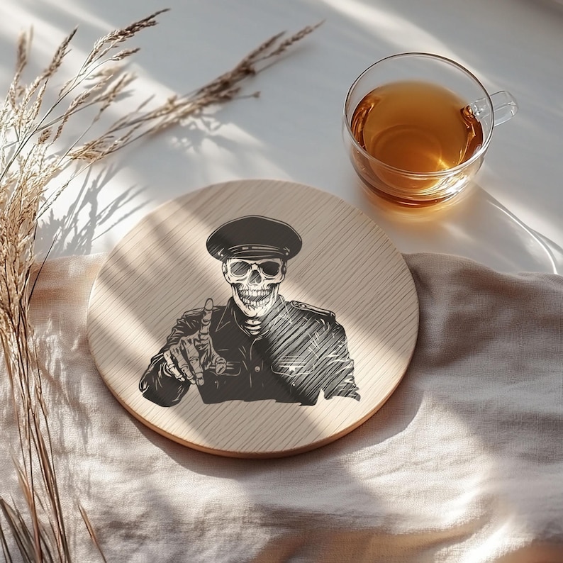 Skeleton Police SVG Bundle, Skull Cop Clipart, Horror Police Png ...