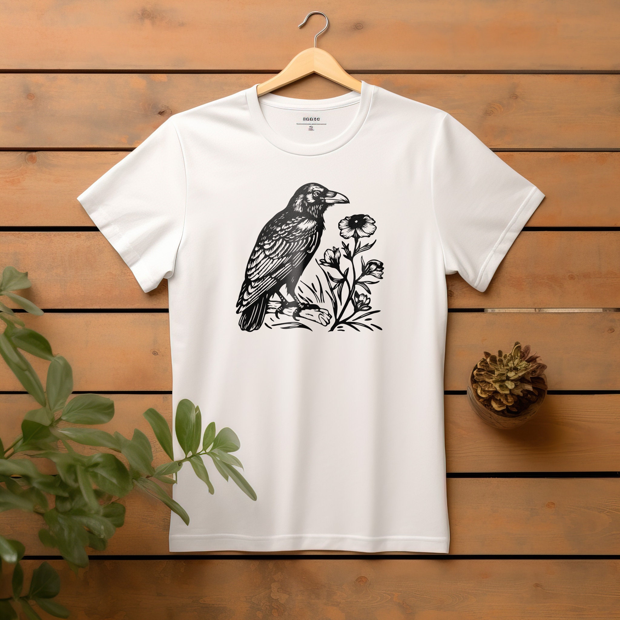 Raven Svg Bundle, Personalized Raven Svg, Gothic Raven Svg, Raven on ...