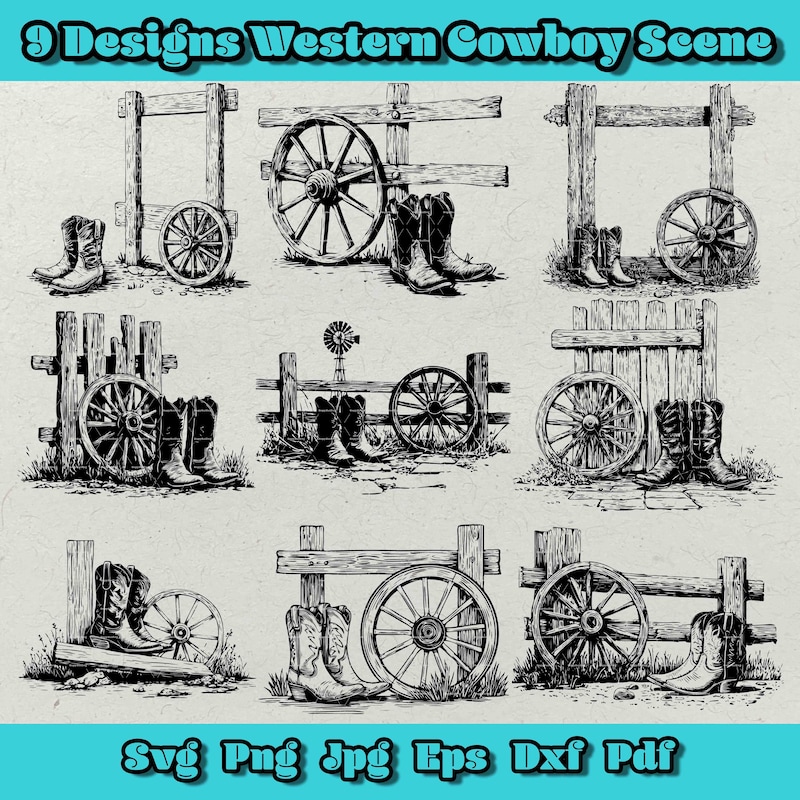 Rustic Wagon Wheel Svg - Etsy