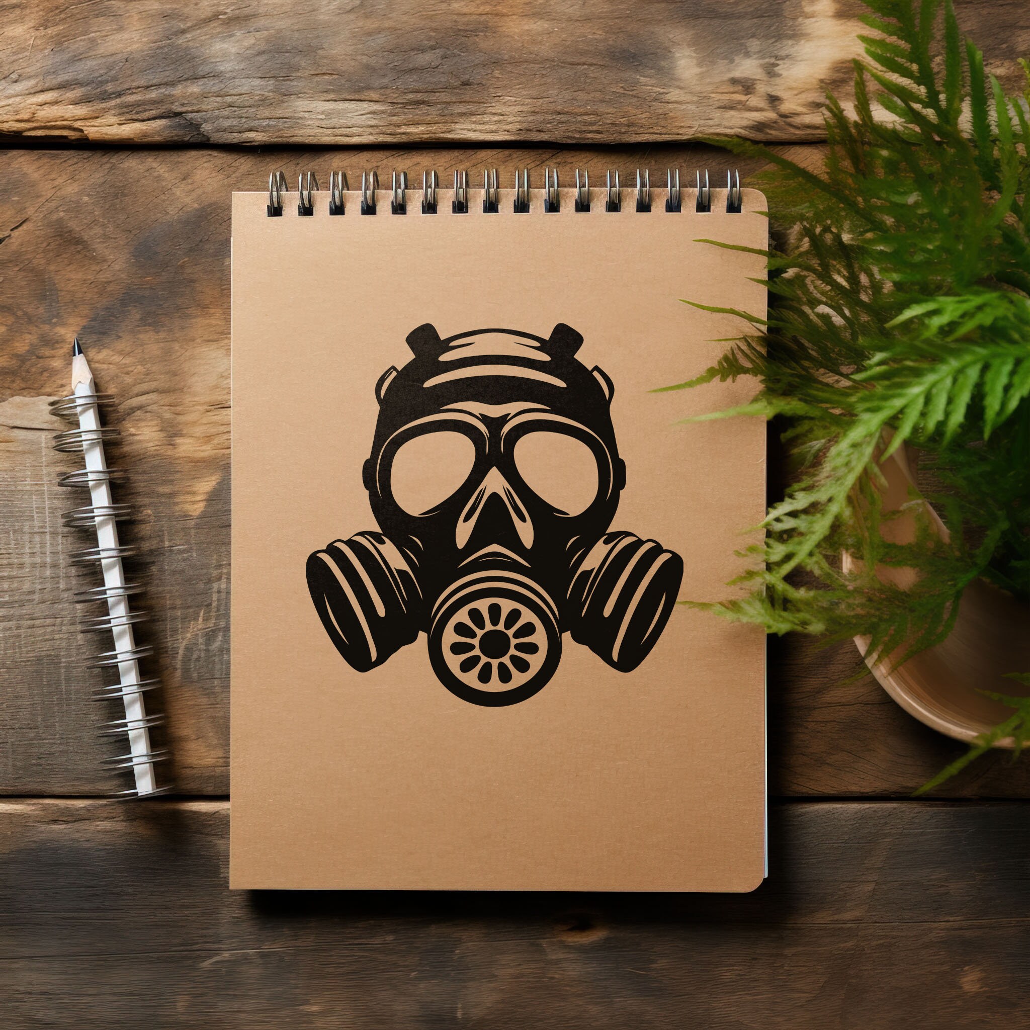 Gas Mask SVG, Gas Mask PNG, Gas Mask Cut File, Gas Mask Clipart, Gas ...