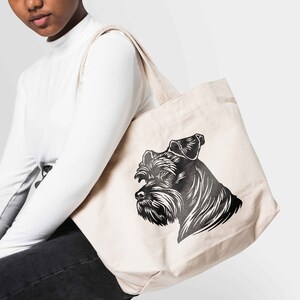 Schnauzer SVG Bundle, Floral Schnauzer Png, Schnauzer With Cowboy Hat ...