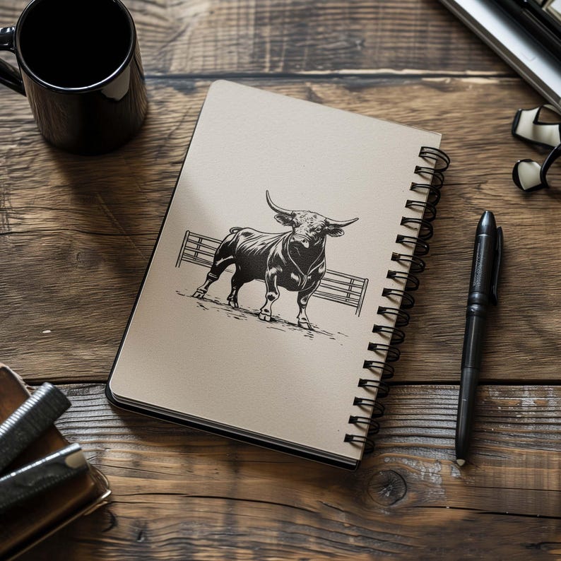 Bull Rodeo SVG Bundle: Cowboy Riding Clipart (digital Download) - Etsy