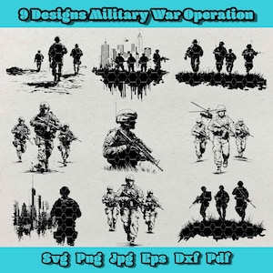 Military War Operation Svg Bundle,soldier Svg,us Military Operation War ...
